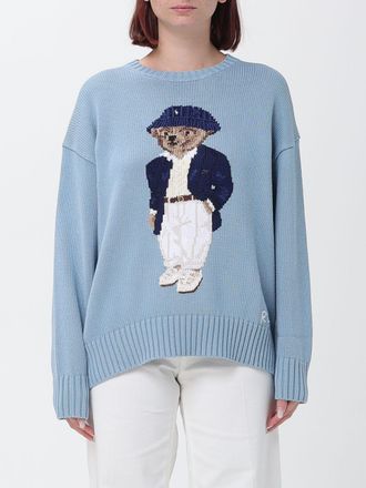Polo Ralph Lauren Relaxed-Fit-Pullover aus Baumwolle mit Teddyb&auml;r-Print