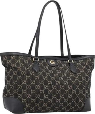Gucci Pre-owned Vintage GG Canvas Tote - - Pre-owned - Damen - Schwarzk - ONE SIZE