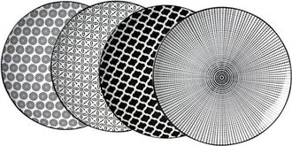 Ritzenhoff & Breker Speiseteller-Set Takeo, 4-teilig