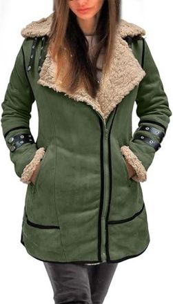Generic Y2k Manteau en cuir pour femme - Veste bomber sportive - Veste bomber surdimensionn&eacute;e - Veste de motard gothique - Trench &eacute;l&eacute;gant en cuir - Veste de m