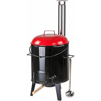 Dema Dema - Eintopfofen Gulaschkanone Gulaschkessel Cartagena 14 l Glühweinofen Schöpfkelle