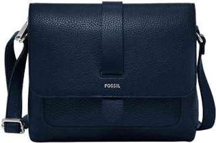 Fossil Kinley, Sac &agrave; bandouli&egrave;re Femme, Bleu Marine, Small