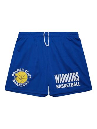 Mitchell & Ness Golden State Warriors Hardwood Classics Gameday Shorts - Blau
