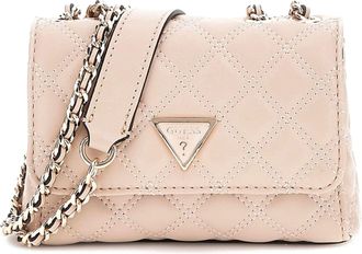 Guess Giully Mini 2 Compartment Convertible Flap XS Light Beige