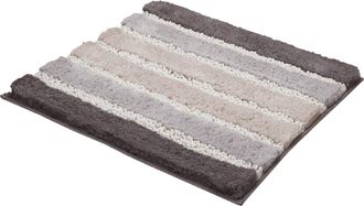 Kleine Wolke Badteppich Phoenix, 60x 60 cm, Silbergrau