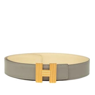 Herm&egrave;s Ceinture H pr&eacute;-achet&eacute;e - Femme - Pre-owned - Gris - Taille: ONE Size