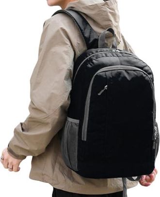 Generic Sac &agrave; dos de randonn&eacute;e - Sac &agrave; dos de randonn&eacute;e l&eacute;ger - Unisexe - Camping Cycling Sports, Noir, Siehe Beschreibung