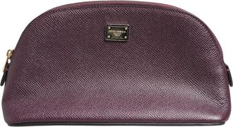 Dolce & Gabbana Femme, Sacs, Violet, Taille: ONE Size Pochette Portefeuille