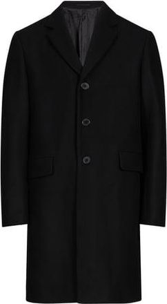 Au Printemps Paris Manteau col tailleur en laine et cachemire mélangés