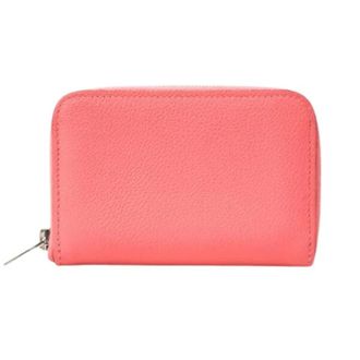 Herm&egrave;s Portefeuille Zip Ango Evercolor Pre-owned - Femme - Pre-owned - Rose - Taille: ONE Size