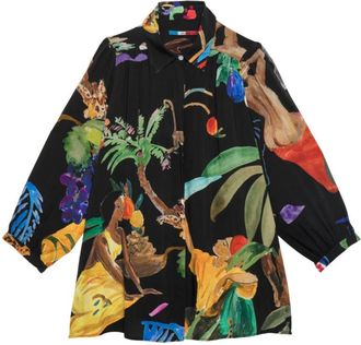 G.Kero Femme, Blouses et Chemises, Multicolore, Taille: 36 FR Luxe Blouse