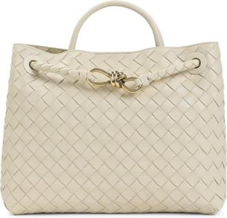 Bottega Veneta Femme, Sacs, Beige, Taille: ONE Size Andiamo Medium Bag