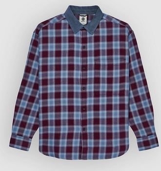 Element Flannel Hemd zinfandel checks