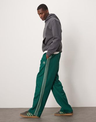 adidas Originals Firebird - Pantalon de surv&ecirc;tement ample - Vert