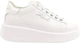 Karl Lagerfeld Femme, Chaussures, Blanc, Taille: 39 EU Anakapri Baskets