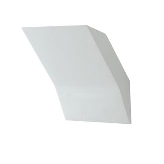 Luce-Ambiente-Design Montblanc White Plaster Wall Light 1xg9 20x11x14cm