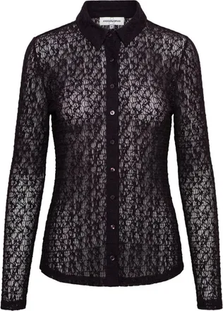 &Co Woman Tina Spitzenbluse - - Blouses & Shirts - Damen - Lila - L
