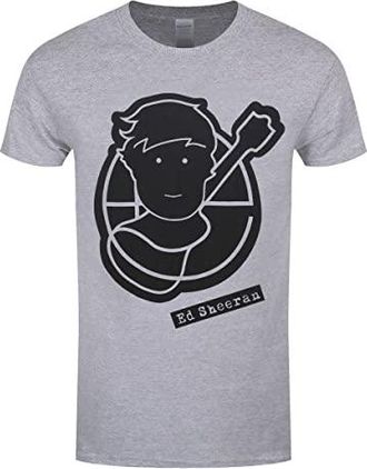 Ed Sheeran Pictogram TS - Gris - X-Large