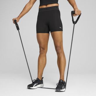 Puma Cuissard 5 &agrave; taille haute LACE Femme, V&ecirc;tements, Noir, M