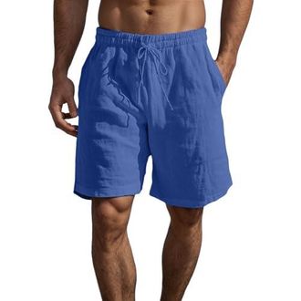 Generic Short court pour homme - Respirant - Confortable - Pour l&eacute;t&eacute; - Coupe ample - L&eacute;ger - Pour les sports de plein air - V&ecirc;tement de tous les jours - Polyv