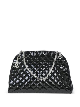 Chanel 2011 gesteppte Mademoiselle Bowlingtasche - Schwarz