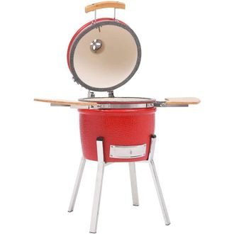 vidaXL Vidaxl - Kamado-Grill und Smoker Keramik 81 cm