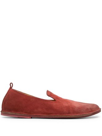 Mars&egrave;ll mocassins Strasacco en daim - Rouge