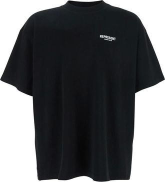 Represent Represent, Homme, Tops, Noir, Taille: L T-Shirt Logo Noir
