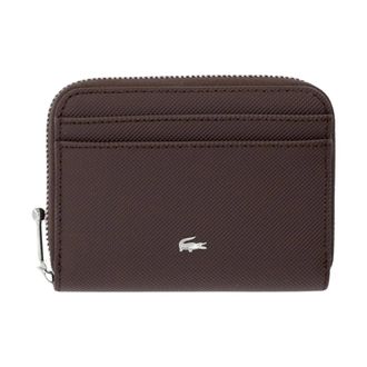 Lacoste Daily City Small Zip Wallet - - Accessories - unisex - Braun - ONE SIZE
