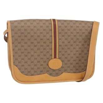 Gucci Sac bandouli&egrave;re vintage Pre-owned - Femme - Pre-owned - Beige - Taille: ONE Size