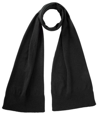 Benetton Damen Sciarpa In Maglia 1002du01e schal, Schwarz, Einheitsgr&ouml;&szlig;e