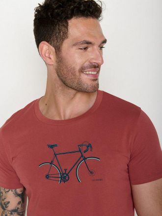 Greenbomb T-Shirt Guide Bike Crop (1-tlg., 1) klassischer Schnitt, tailliert, Rundhalsausschnitt, Bio-Baumwolle