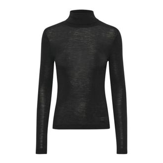 Inwear Haut Col Roul&eacute; Noir Manches Longues - Femme - Pulls - Noir - Taille: 40 FR