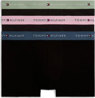 Tommy Hilfiger 3er Set Trunks mit farbigem Label-Bund in