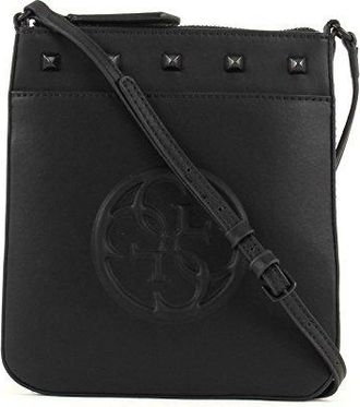 Guess Guess Korry Petite Crossbody Top Zip, Sacs à Main Femme, Noir (Nero), Taille Unique