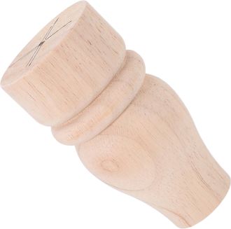 Artibetter M&ouml;belf&uuml;&szlig;e Rund 5X10cm Franz&ouml;sische Dekor Holzs&auml;ulen f&uuml;r Sofa Kommode und Tisch Stabile Beige Holzbeine mit Bodenschutz f&uuml;r M&ouml;belaufwertung