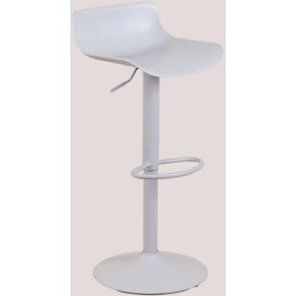 Sklum Lot de 2 tabourets hauts r&eacute;glables Arjenn SKLUM Gris Clair