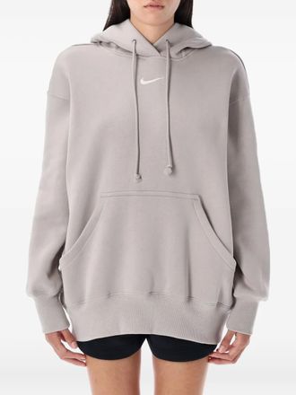 Nike hoodie Phoenix &agrave; logo brod&eacute; - 009 GREY