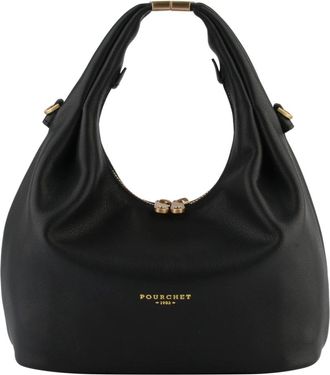 Pourchet Femme, Sacs, Noir, Taille: ONE Size Arche Handbag