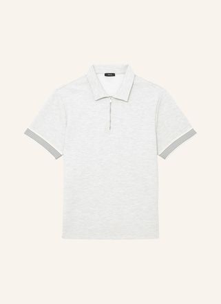 Reiss Reiss Strick-Poloshirt Bruno grau