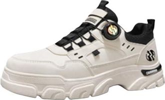 Generic Lacets ronds pour homme en &eacute;t&eacute; chaussures de travail respirantes l&eacute;g&egrave;res et confortables Le choix pour lext&eacute;rieur ** Sneaker Pli Shield pour homme 13,