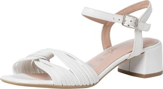 Tamaris Damen 1-1-28268-30 Sandale Mit Absatz, Weiß, 36 EU