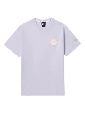 New Era t-shirt en coton à patch logo - Violet