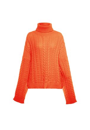 Mymo Pullover Damen orange