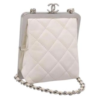 Chanel Pre-owned Vintage Mini Schultertasche - - Pre-owned - Damen - Wei&szlig; - ONE SIZE