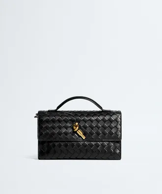 Bottega Veneta Clutch Andiamo 25 - Noir - Femme - Unisex