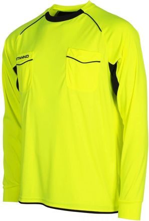 Stanno Schiedsrichter Shirt - Advanced ClimaTec Technology - Atmungsaktiv und Komfortabel - Funktionelle Brusttaschen - Ideal für Schiedsrichter - Gelb - Grö