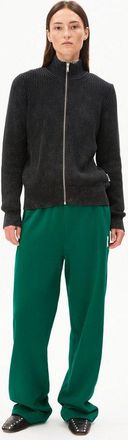 Armedangels Cardigan REBECCAA GMT DYE Strickjacke aus Bio-Baumwolle (Mock-Ausschnitt, Regular Fit)