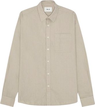 Nn.07 Nn07, Homme, Chemises, Beige, Taille: XL Deon Shirt