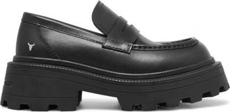 Windsor Smith Windsorsmith Mocassins épais à Plateforme en Cuir Noir pour Femmes - True